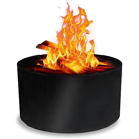 Amazon.com : FEBTECH fire Rings for Outdoors Heavy Duty – fire Pit Ring ...