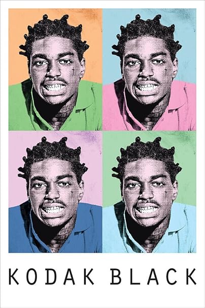 Amazon.com: Kodak Black Poster 24in x 36in Hip Hop Trap Rapper: Posters ...