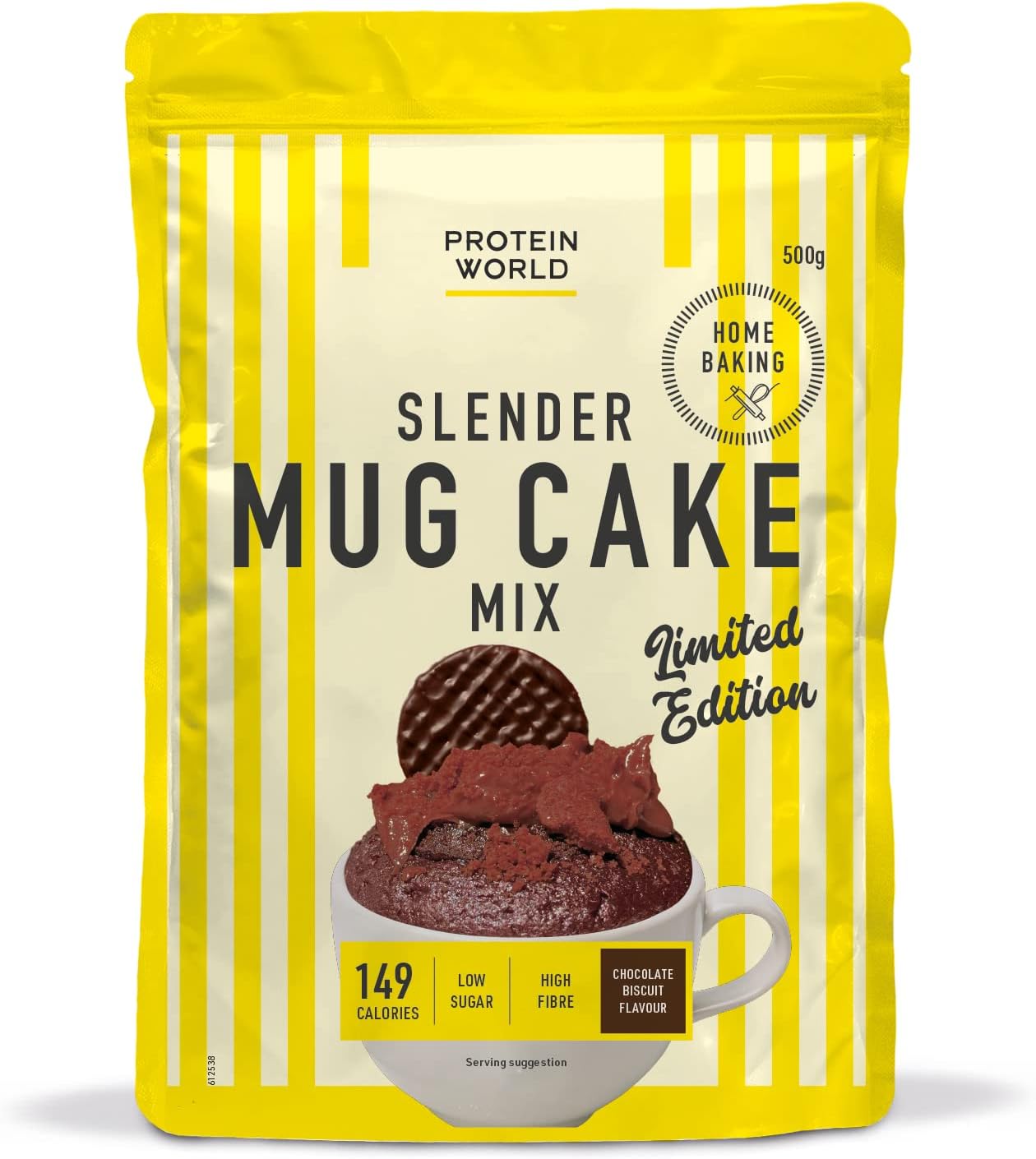 Protein World Slender Mug Cake Chocolate Buscuit High Protein No Added ...