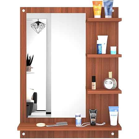 Madhuran Engineered Wood Matte Finish Rectangular Wall Mount Hanging ...