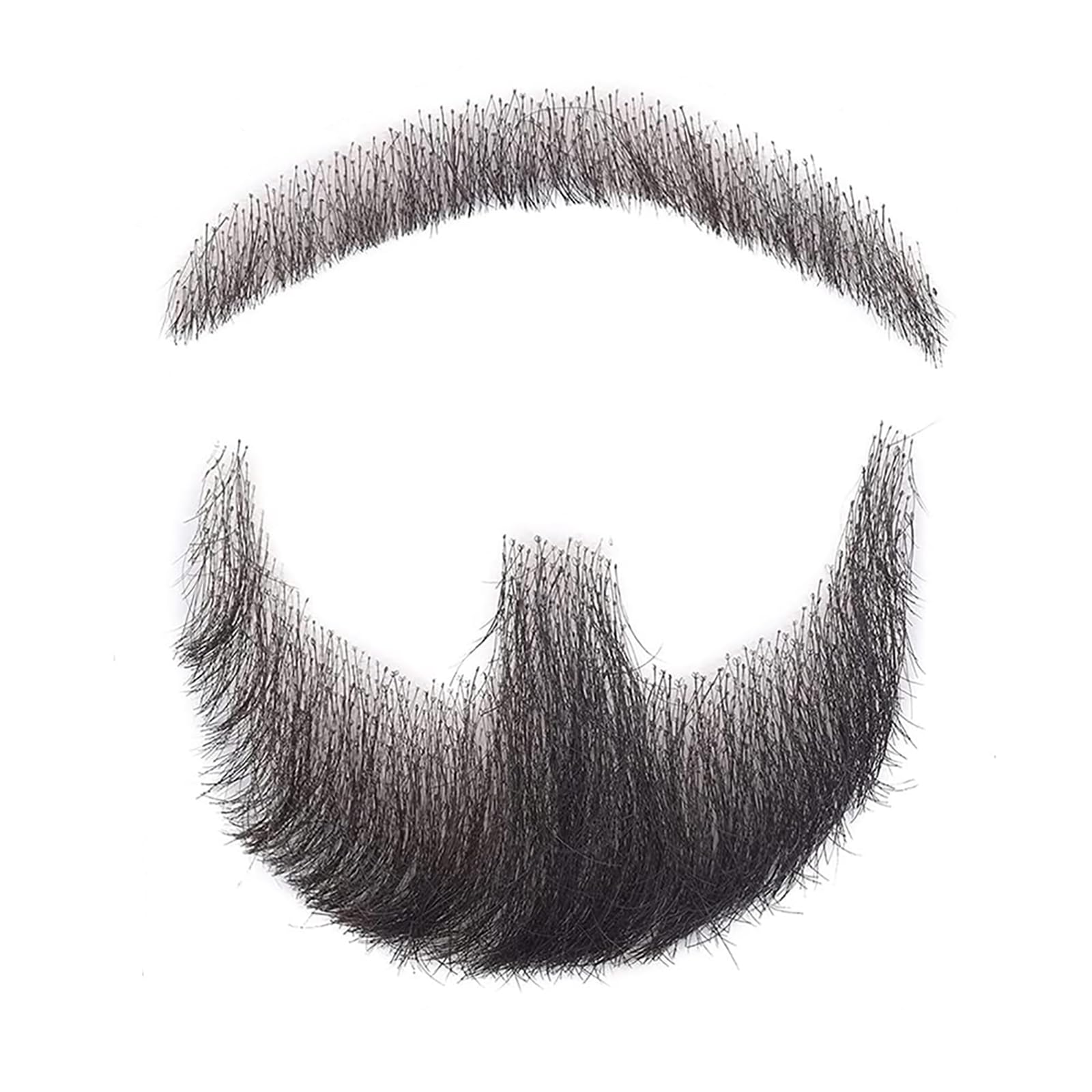 Amazon.com: Gizane Fake Beard 100% Human Hair Full Hand Tied Realistic Fake Mustache Lace ...