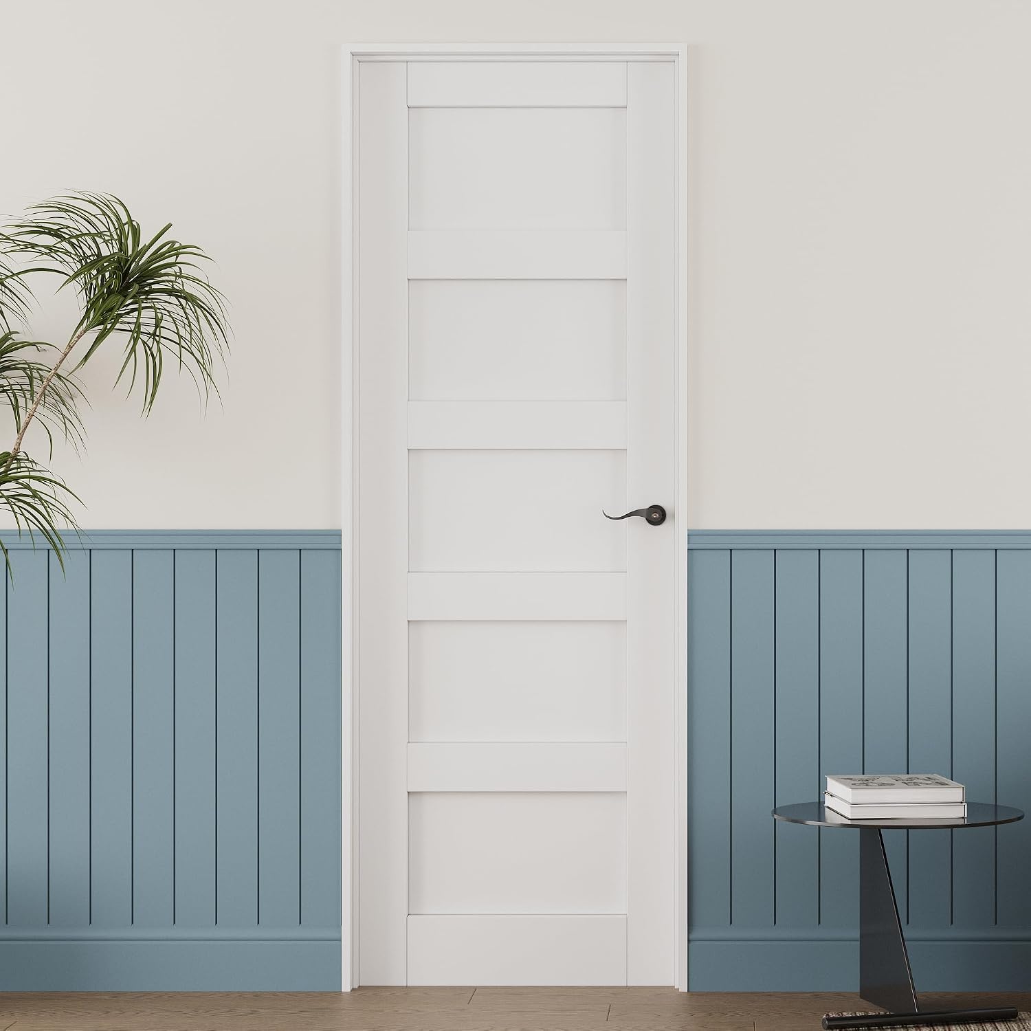 28'' x 80'' 5-Lite Panel French Interior Door for French/Pocket Doors ...