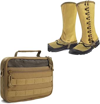 Amazon.com: SMONT Tactical Toiletry Bag and WW2 US Gaiters : Sports ...