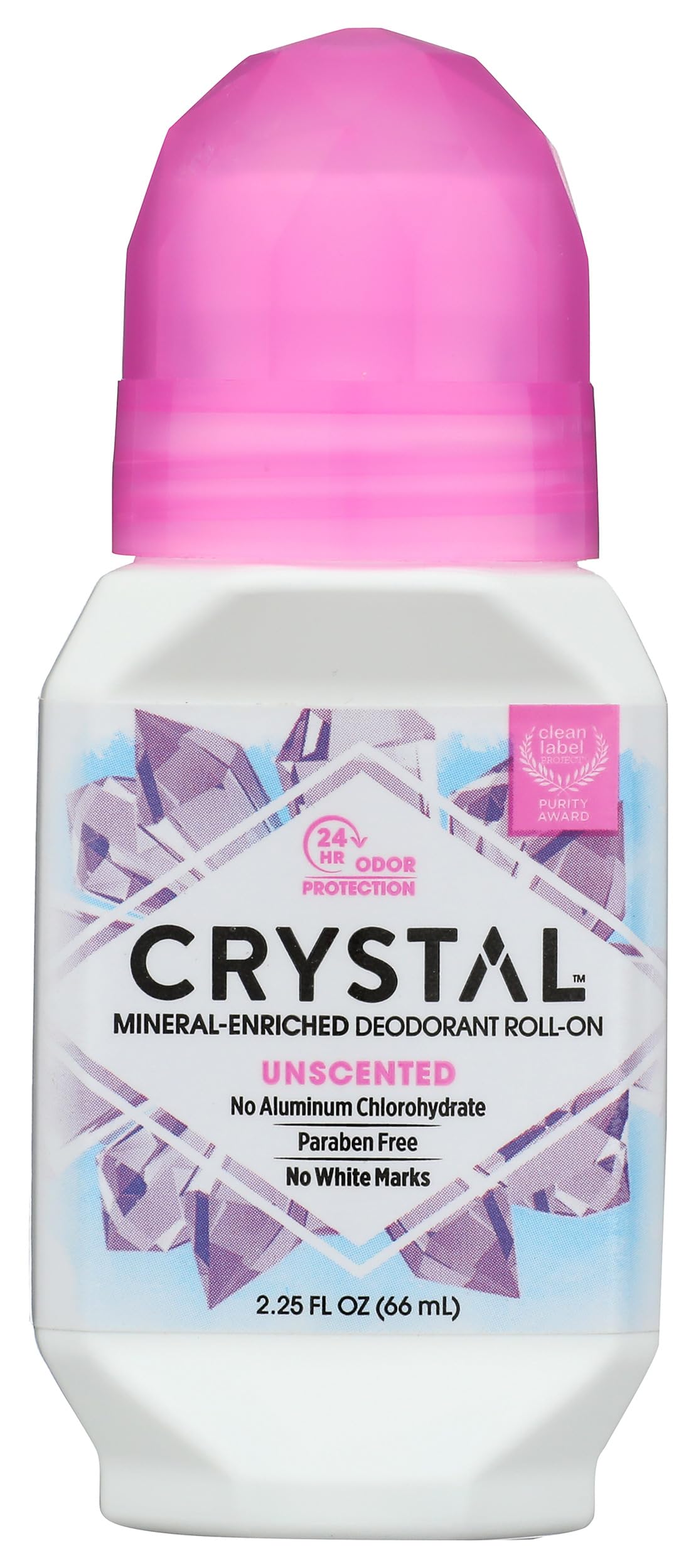Amazon.com : CRYSTAL Mineral Deodorant Roll-On Unscented Body Deodorant ...