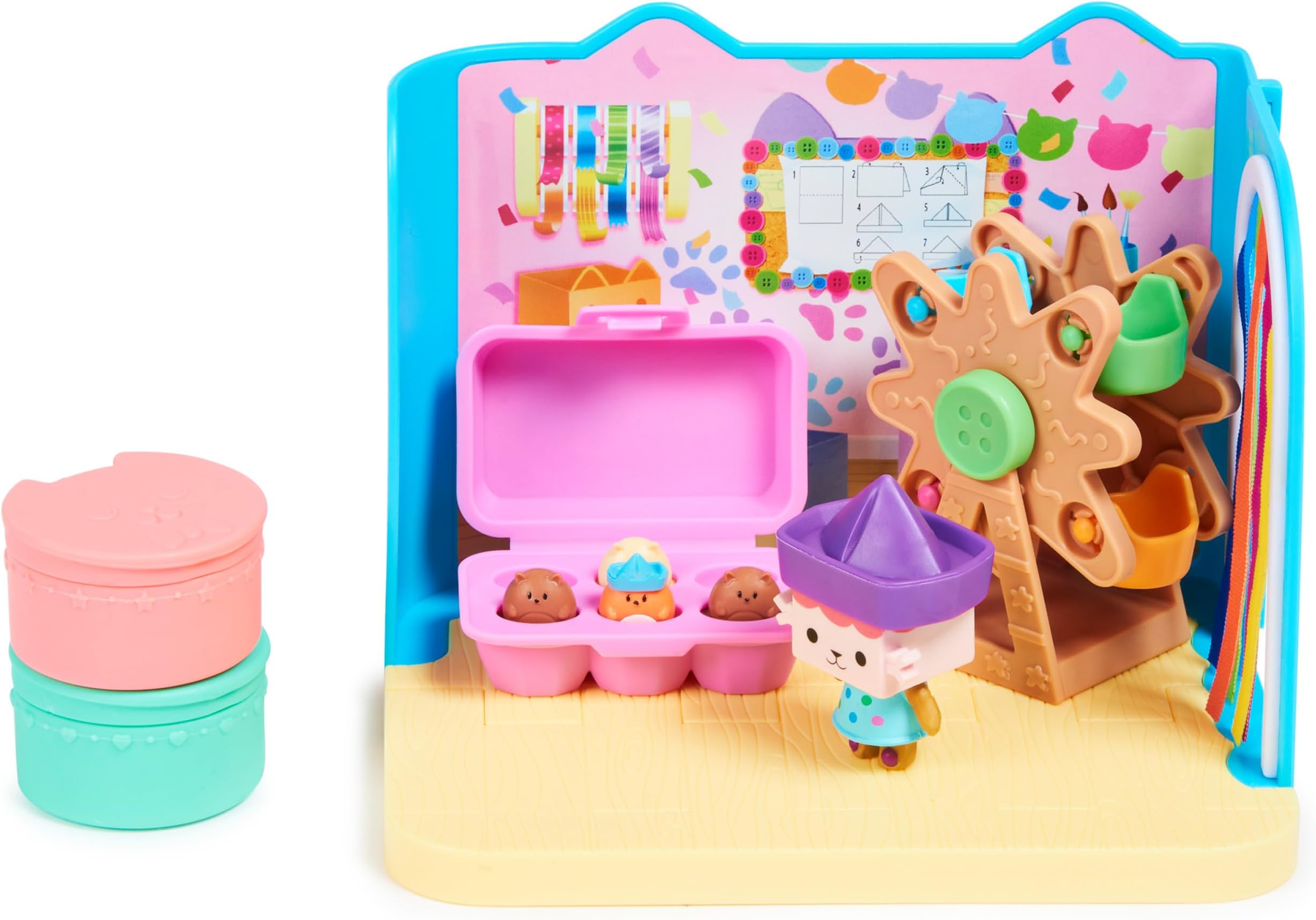 Gabbys Dollhouse Pandy Paws Birthday Figure Set : Amazon.com.au: Toys ...
