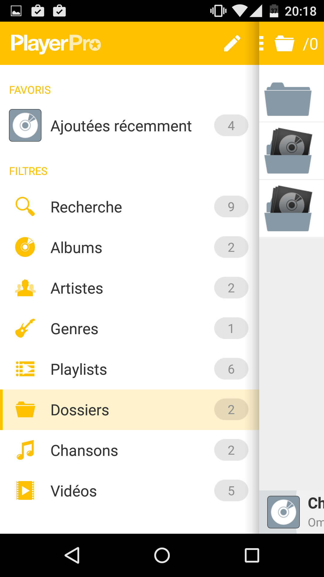 PlayerPro Skin Flatty Yellow - App on Amazon Appstore