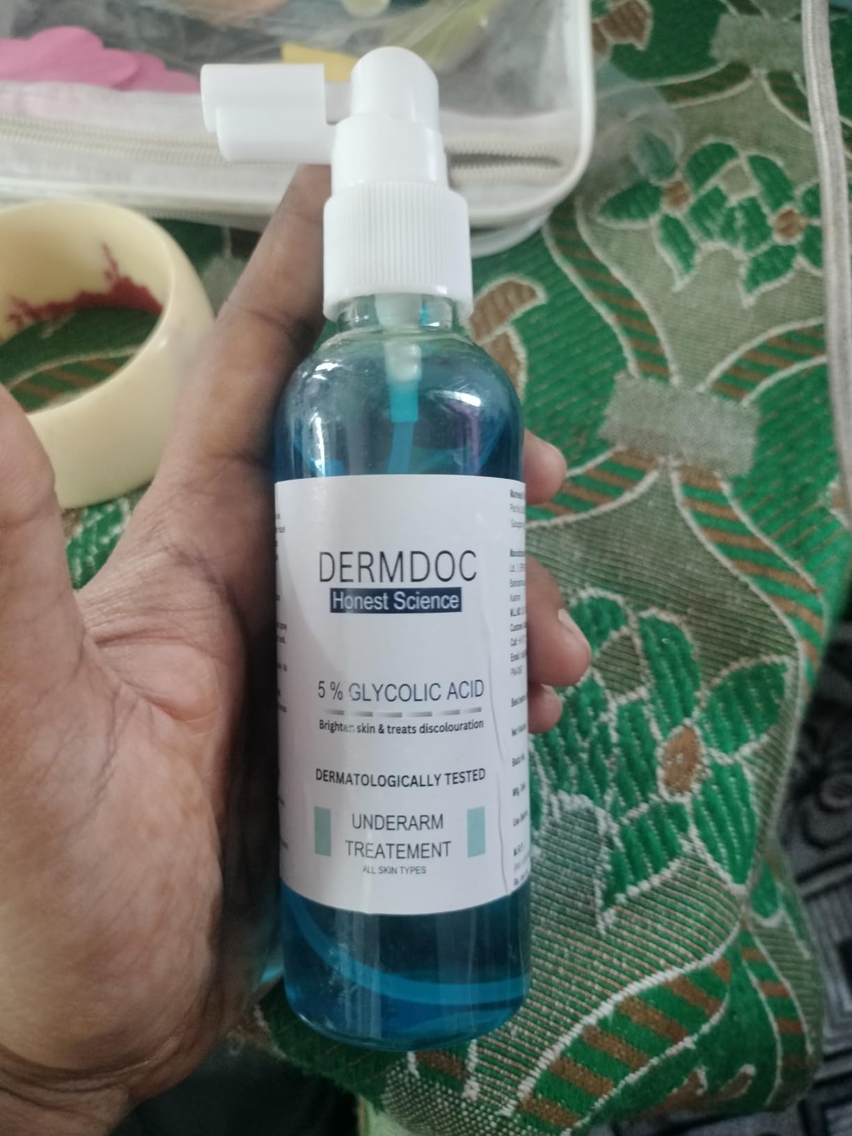 DERMDOC by Purplle 5% Glycolic Acid Underarm Brightening Spray ...