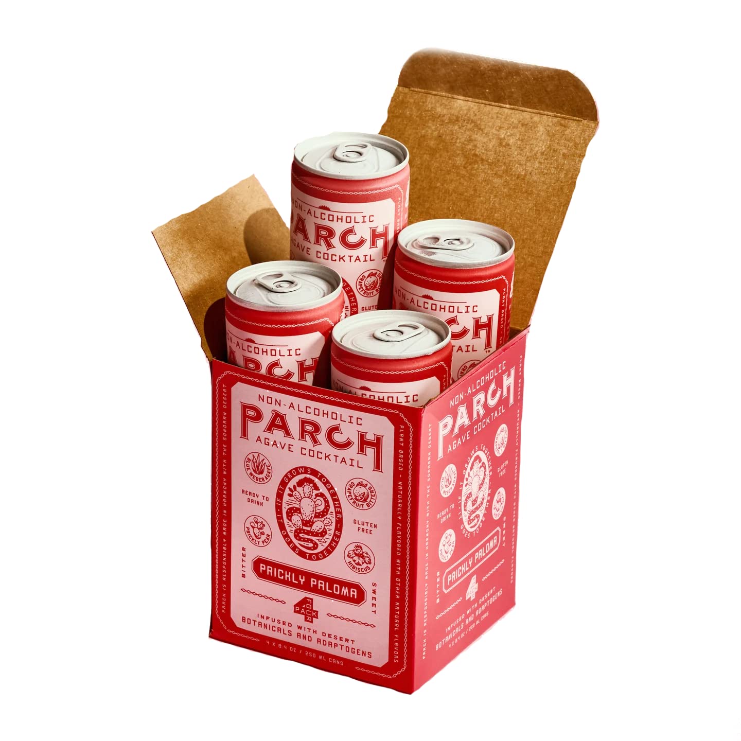 Amazon.com: PARCH Prickly Paloma Agave Non-Alcoholic Drink Infused with ...