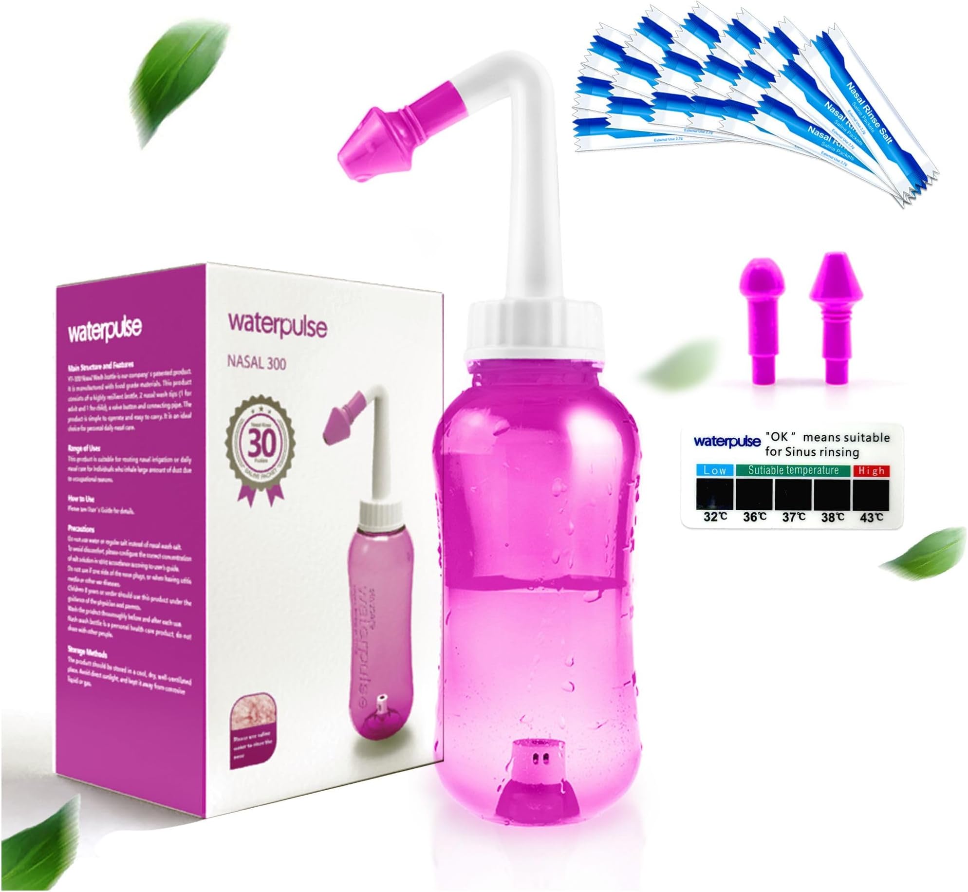 Amazon.com: Rite Aid Neti Pot Nasal Rinse Kit with 30 Salt Packets - 1 ...