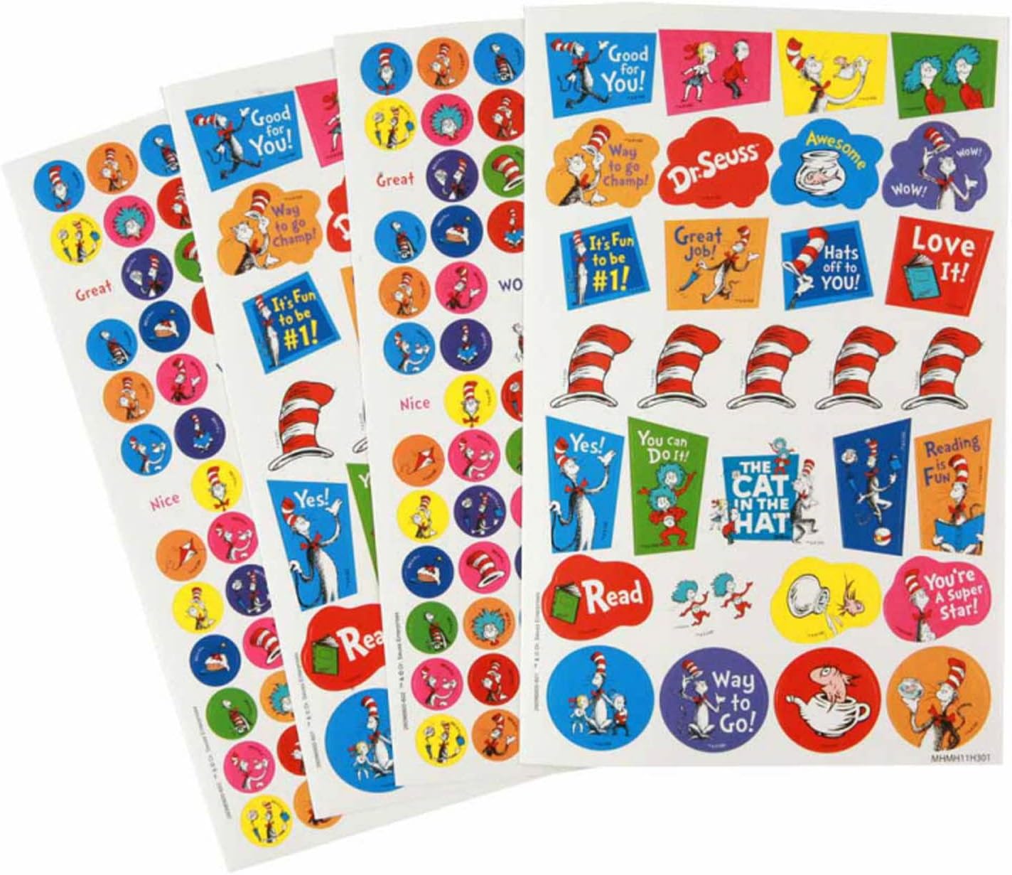 Amazon.com: 50pcs Cat's Hat Stickers for Kids Water Bottles, Cute Funny ...