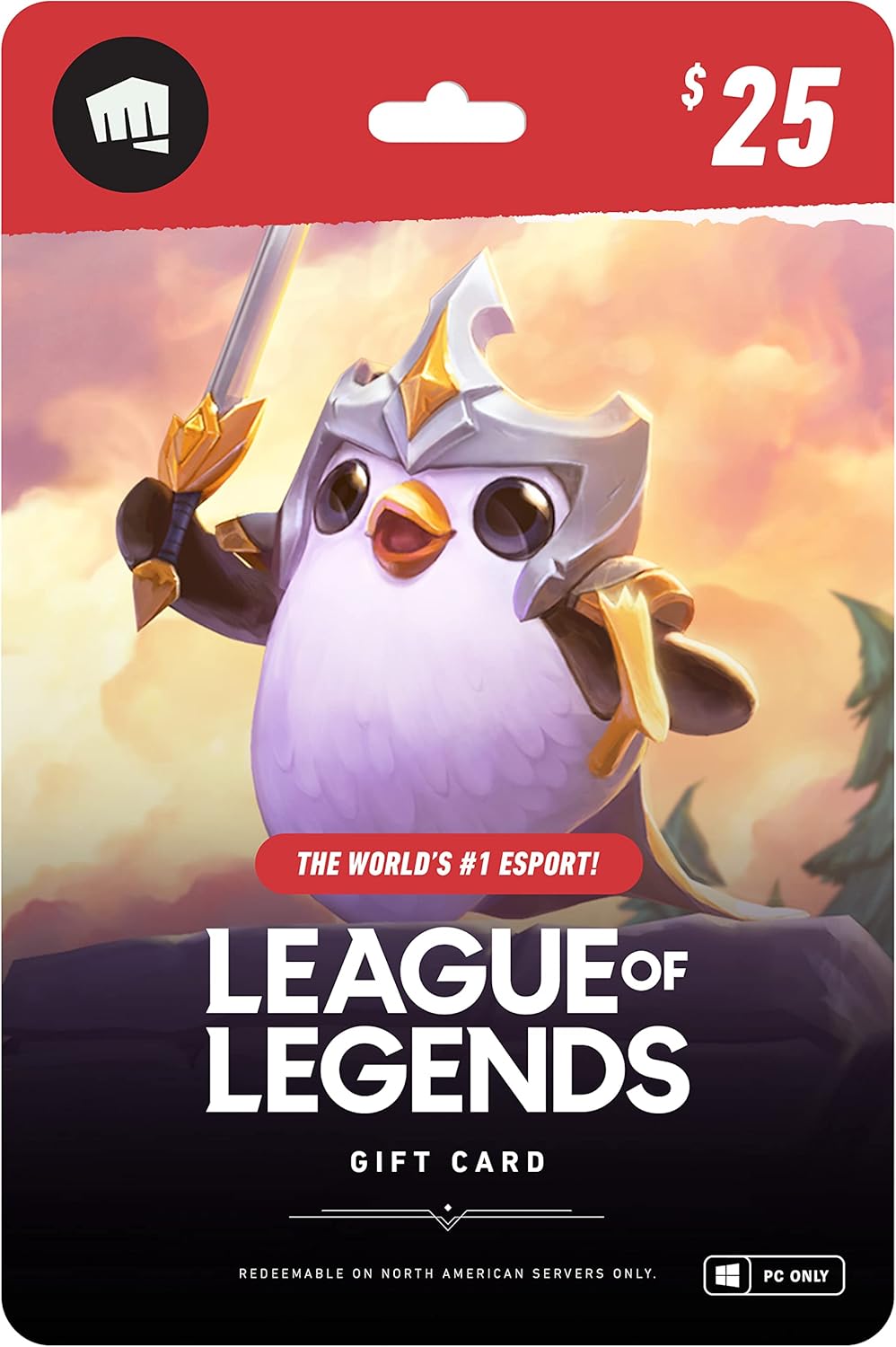 League of Legends $25 Gift Card – 3500 Riot Points - NA Server Only ...