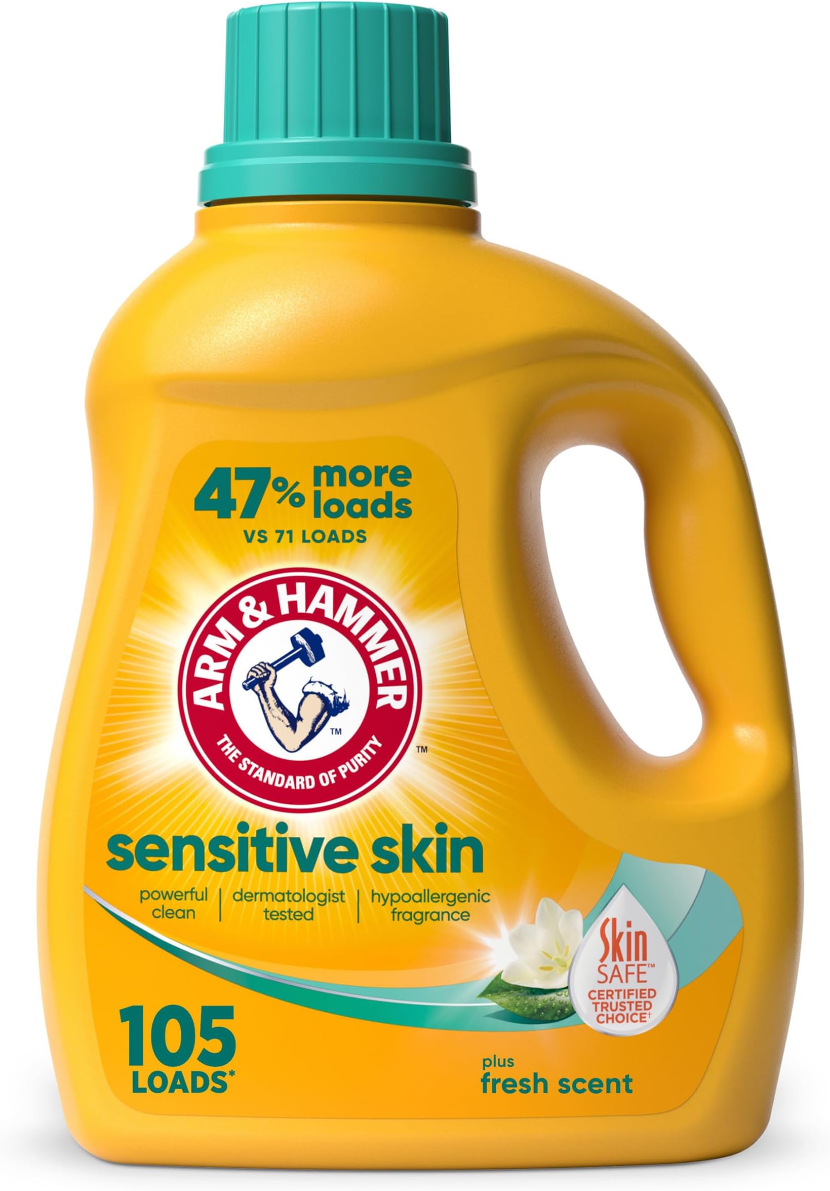 Amazon.com: Arm & Hammer Clean & Simple, 77 Loads Liquid Laundry ...