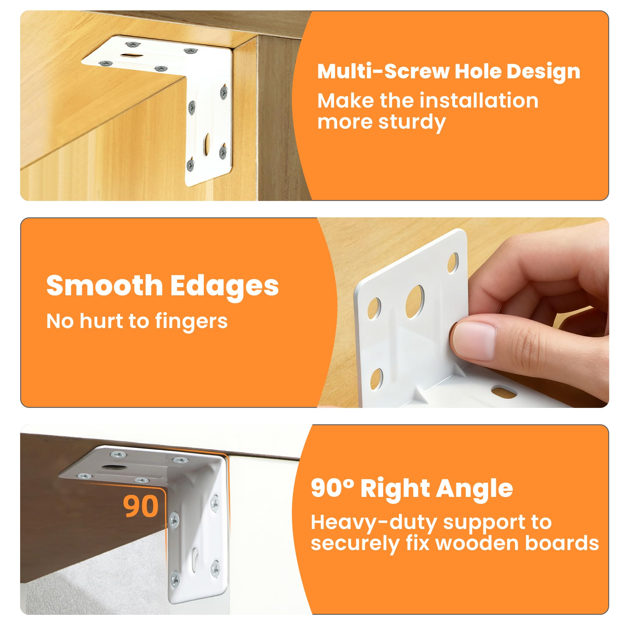 L Brackets For Wood White Stainless Steel Corner Bracket,Joint Right ...