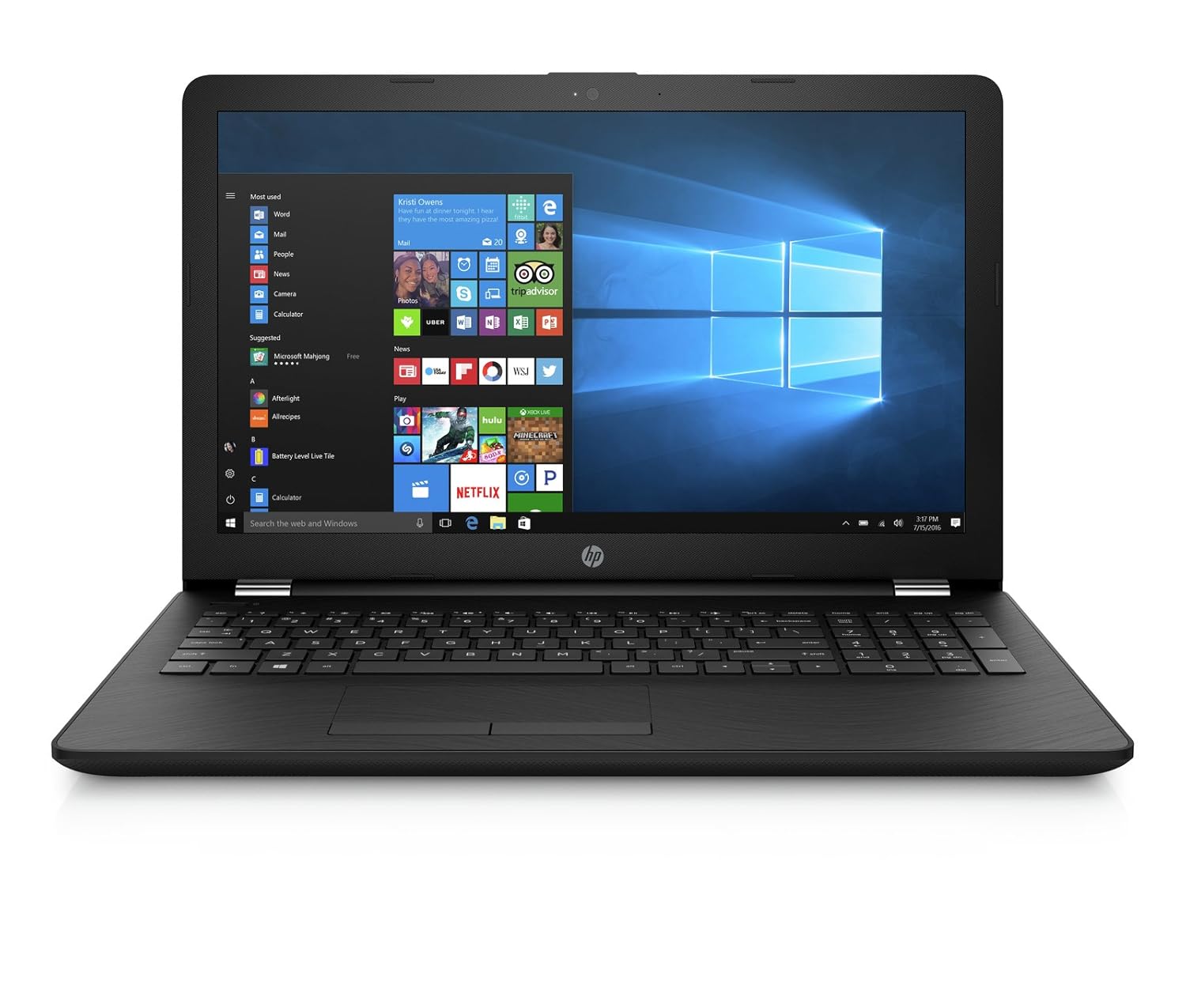 HP 15q-by002AX 2017 15.6-inch Laptop (Dual-Core A9-9420/4GB/1TB/Windows ...