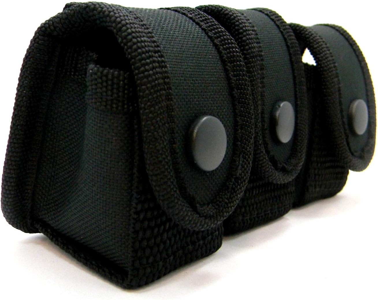 Amazon.com : Cordura Nylon Triple Speedloader Pouch Holder for 9mm 38 ...