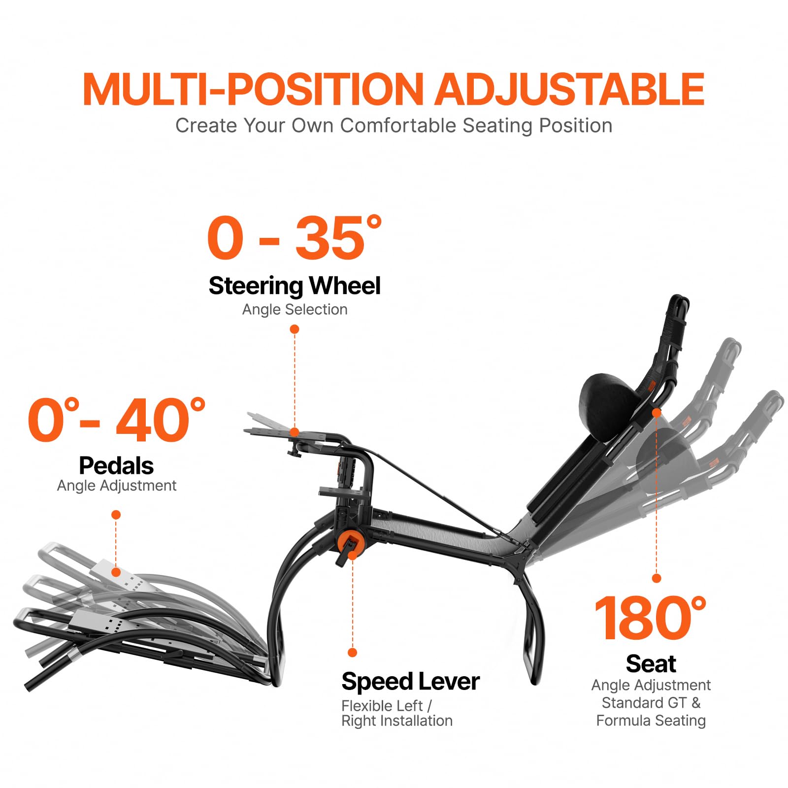 Snapklik.com : Racing Wheel Stand Foldable For Logitech G923/G920/G29 ...