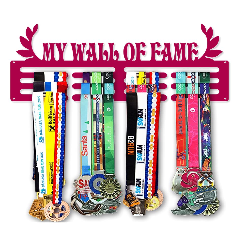 Buy My Wall of Fame Medal Hanger Wall Display - Metal Wall Medal ...
