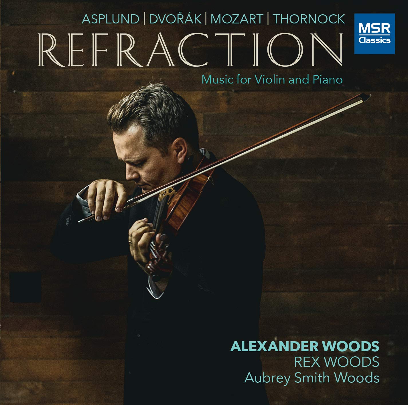 Alexander Woods (solo violin), Aubrey Smith Woods (violin), Rex Woods ...