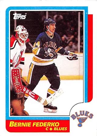 Amazon.com: 1986-87 Topps Hockey Set Break One #105 Bernie Federko St ...