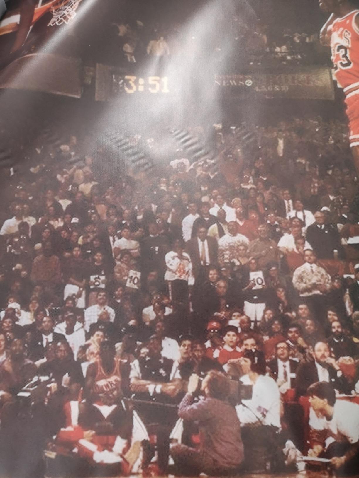 Michael Jordan Famous Foul Line Dunk Vintage Sports (Basketball) Poster ...