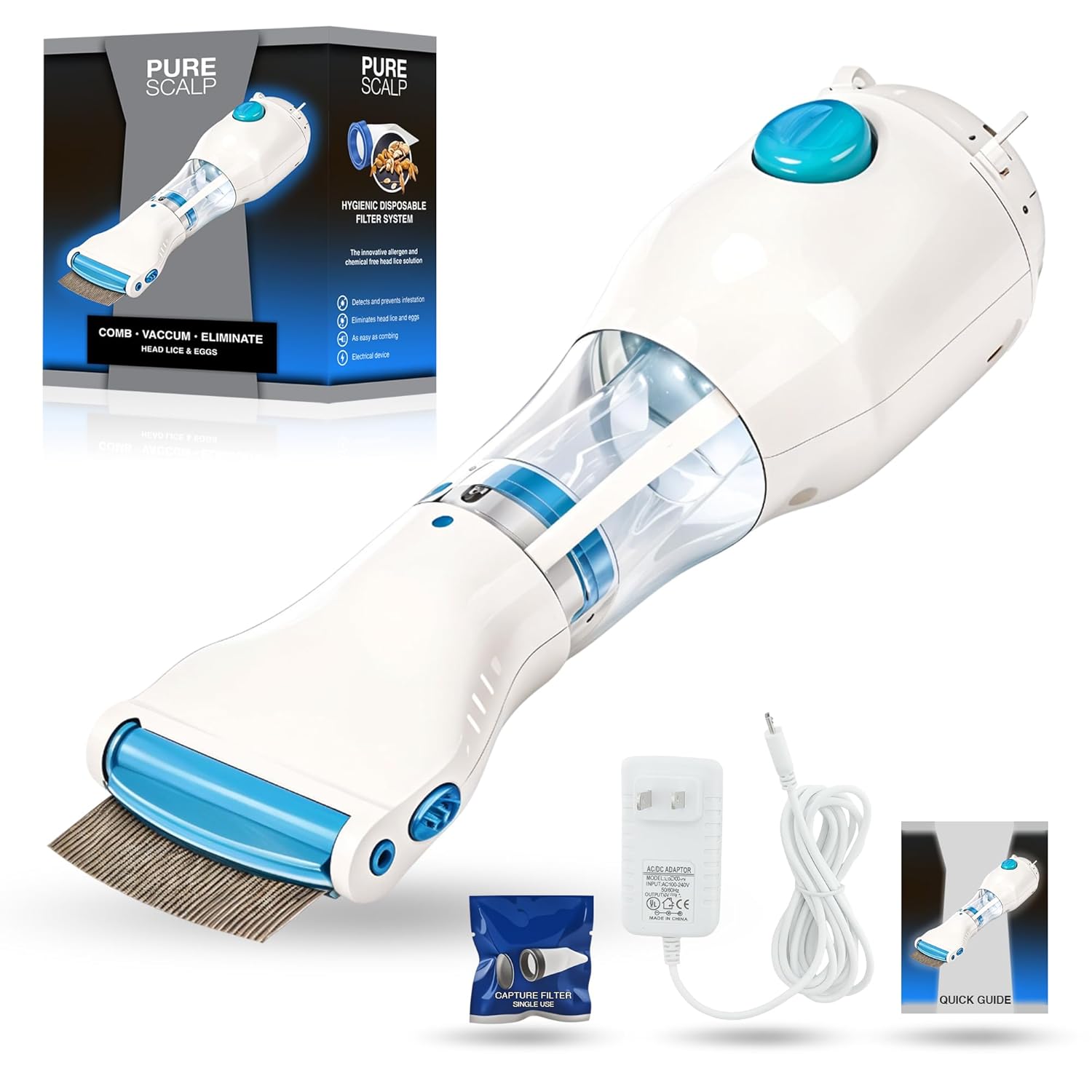 Buy LEOPPARD Electric Lice Removal Machine - Lice And Nits Removal ...