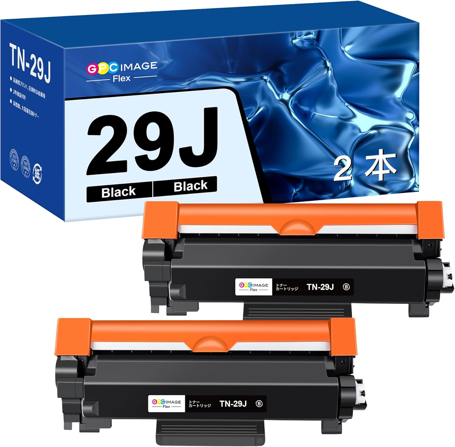 Amazon | GPC Image Flex TN29J TN-29J トナー ブラザー 対応 TN-29Jトナー 29j 2本 Brother 用 HL-L2375DW DCP ...