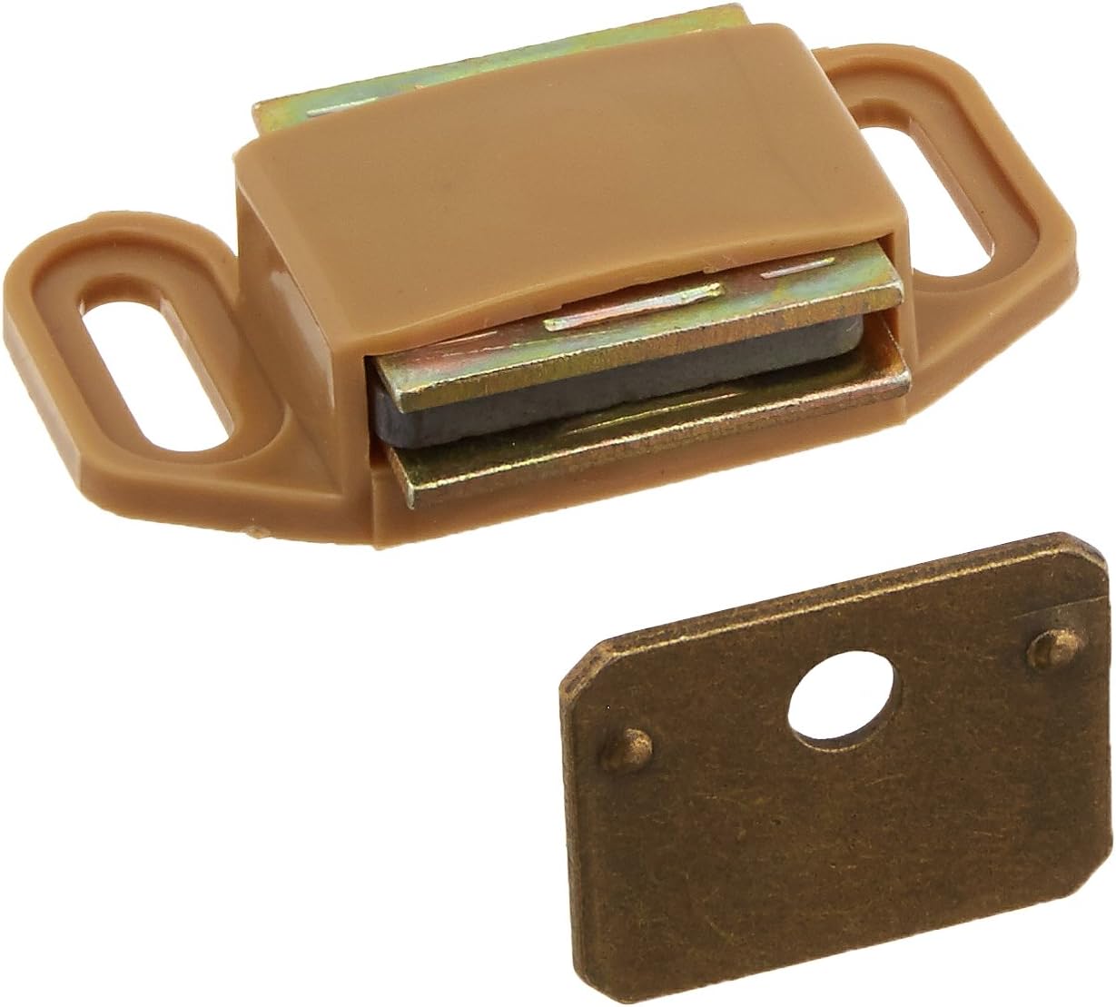 Amerock Corp BP3473PT Magnet Catch, 1-1/8 in L X 3/4 in W Strike, Case ...