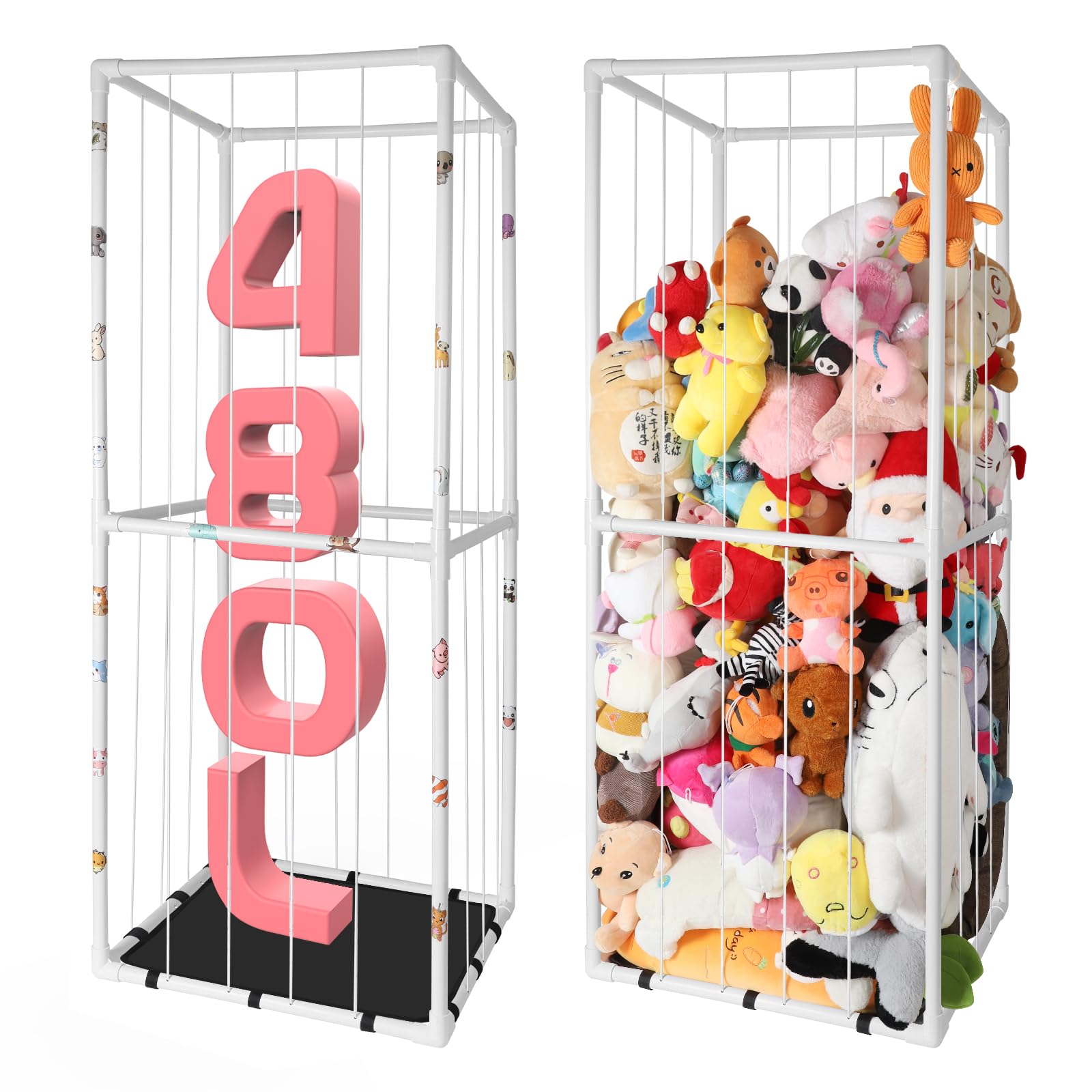 Amazon.com: Extra Large Stuffed Animal Storage for Corner Organizer ...