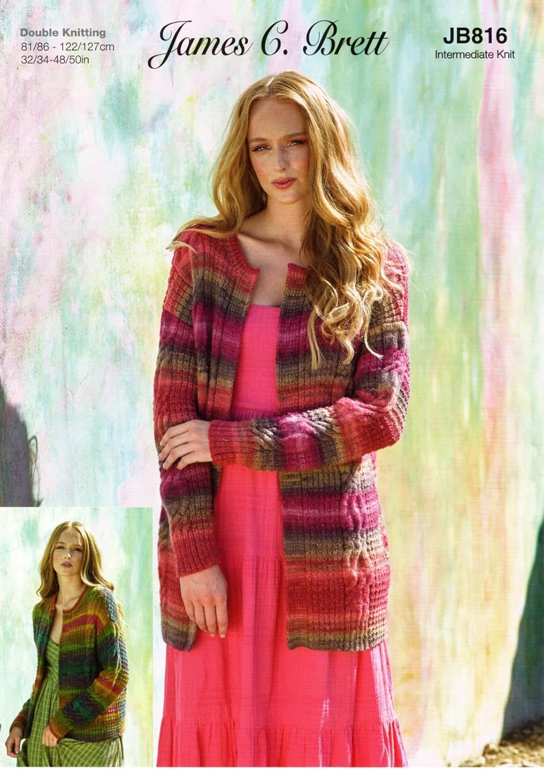 James C Brett JB816 Knitting Pattern Womens Cardigans in Shhh DK ...