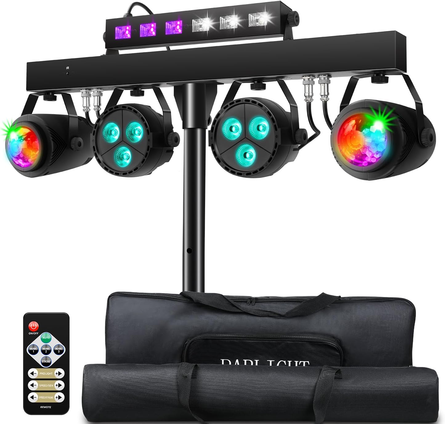 Amazon.com: Telbum DJ Lights Package with Stand 7.5Ft, DJ Light for ...
