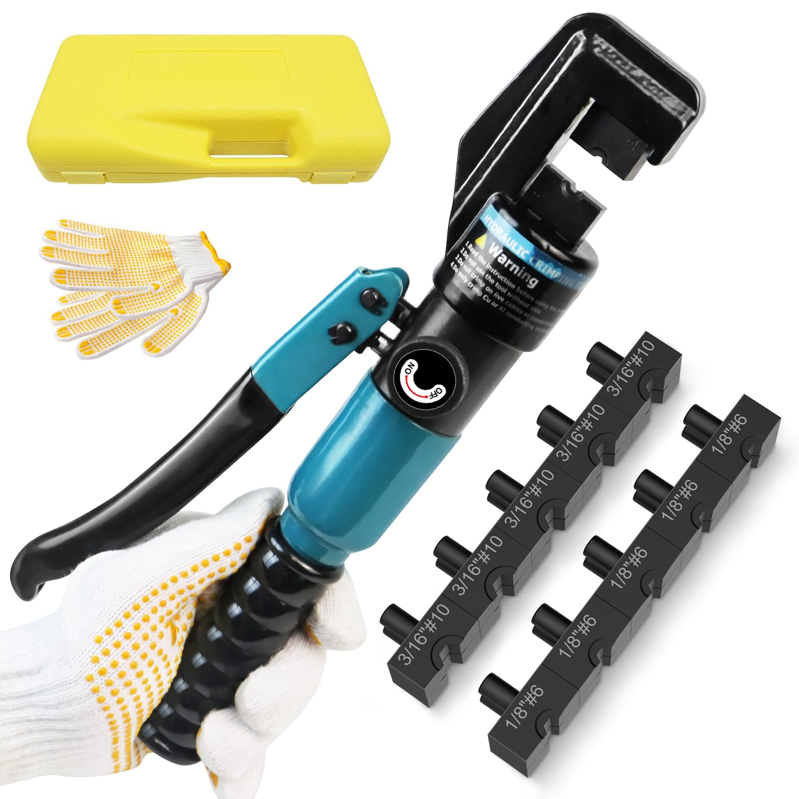 Snapklik.com : BLIKA 10 Ton Hydraulic Crimping Tool