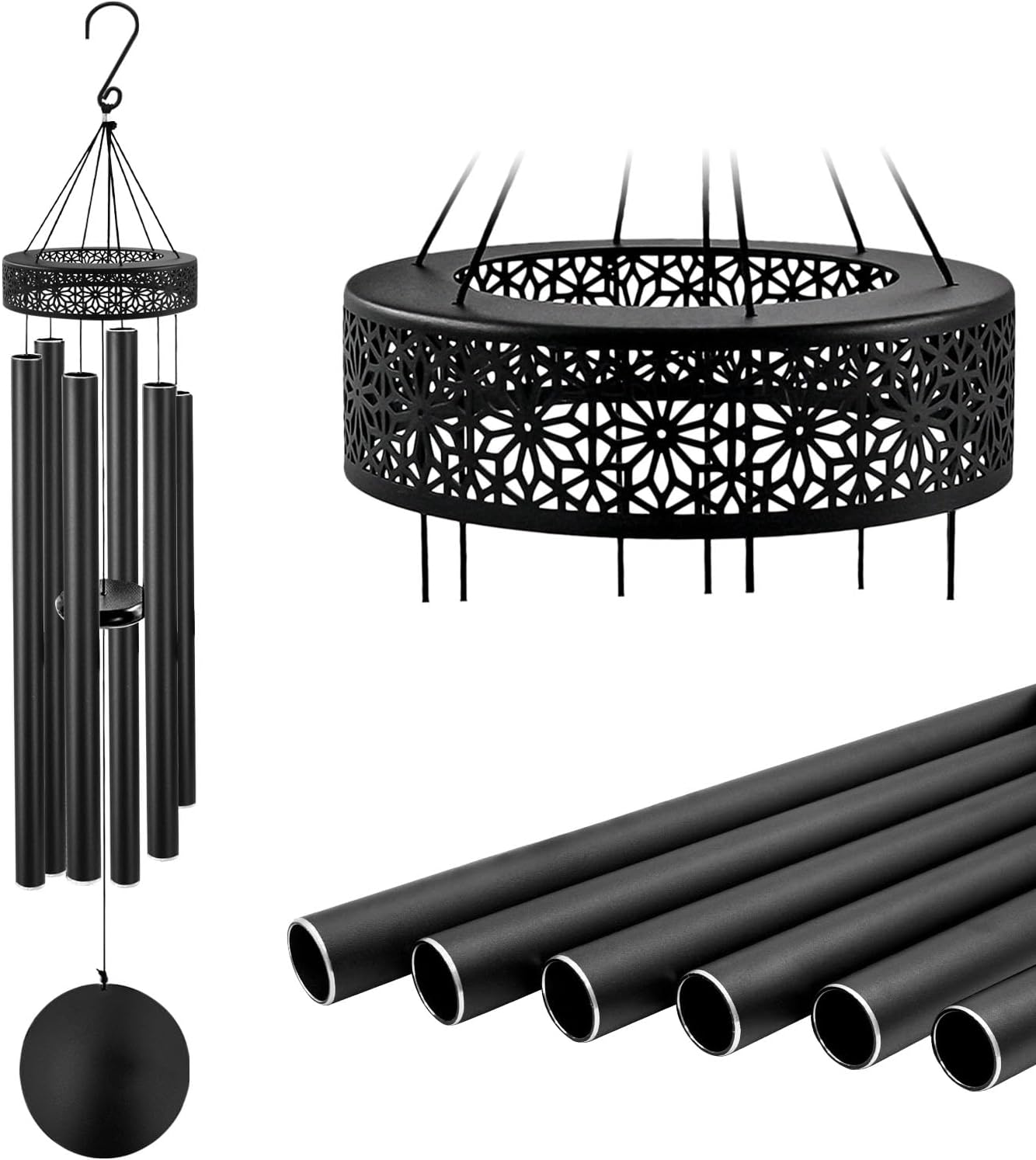 Amazon.com : ASTARIN 48'' Wind Chimes for Outside Deep Tone - Large ...