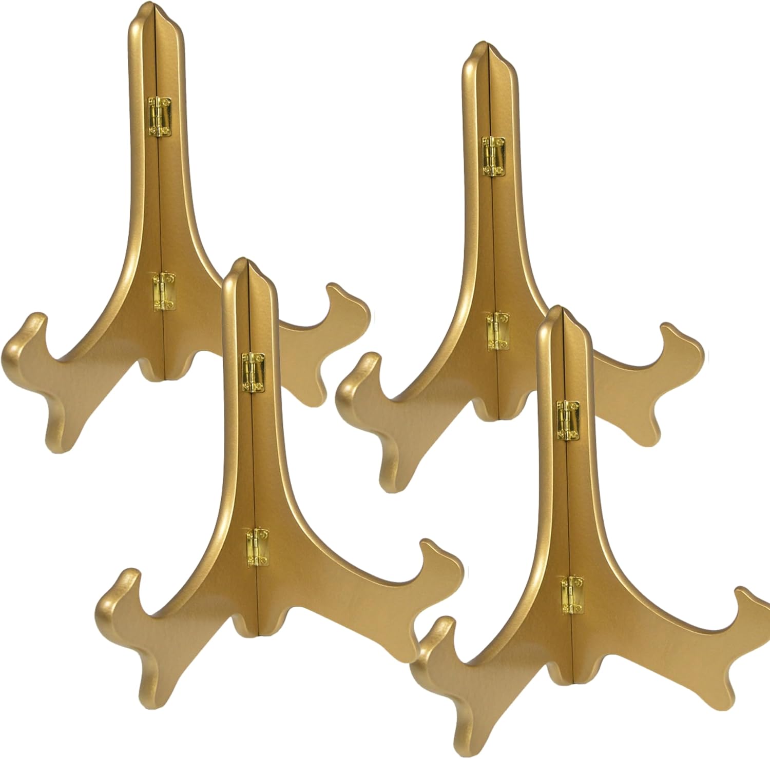 Amazon.com: BANBERRY DESIGNS Gold Wooden Easels Premium Quality Folding ...