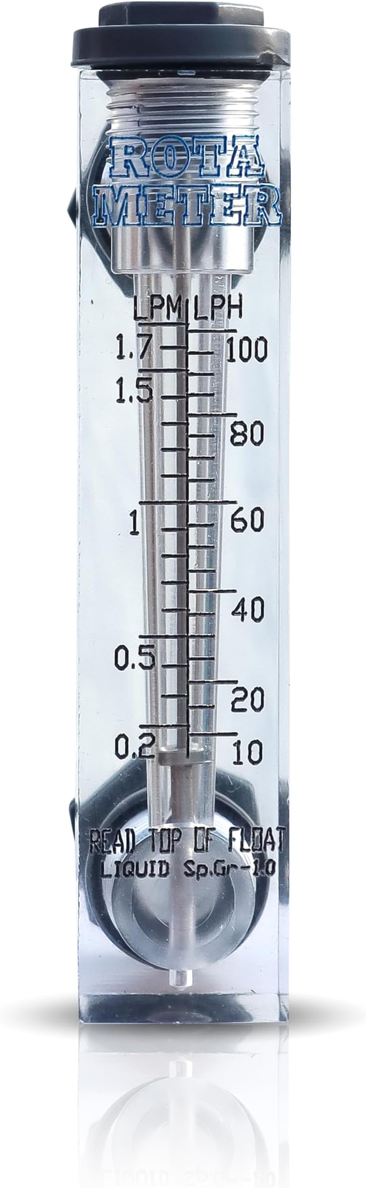 IONIX Rotameter 100 LPH Flow Rate 1/2" INCH IN OUT PANEL MOUNT : Amazon ...