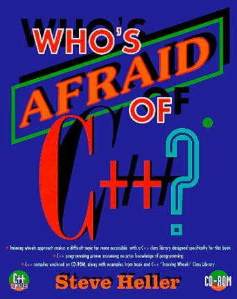 Amazon.com: Who's Afraid of C++: Programming Primer for the PC ...