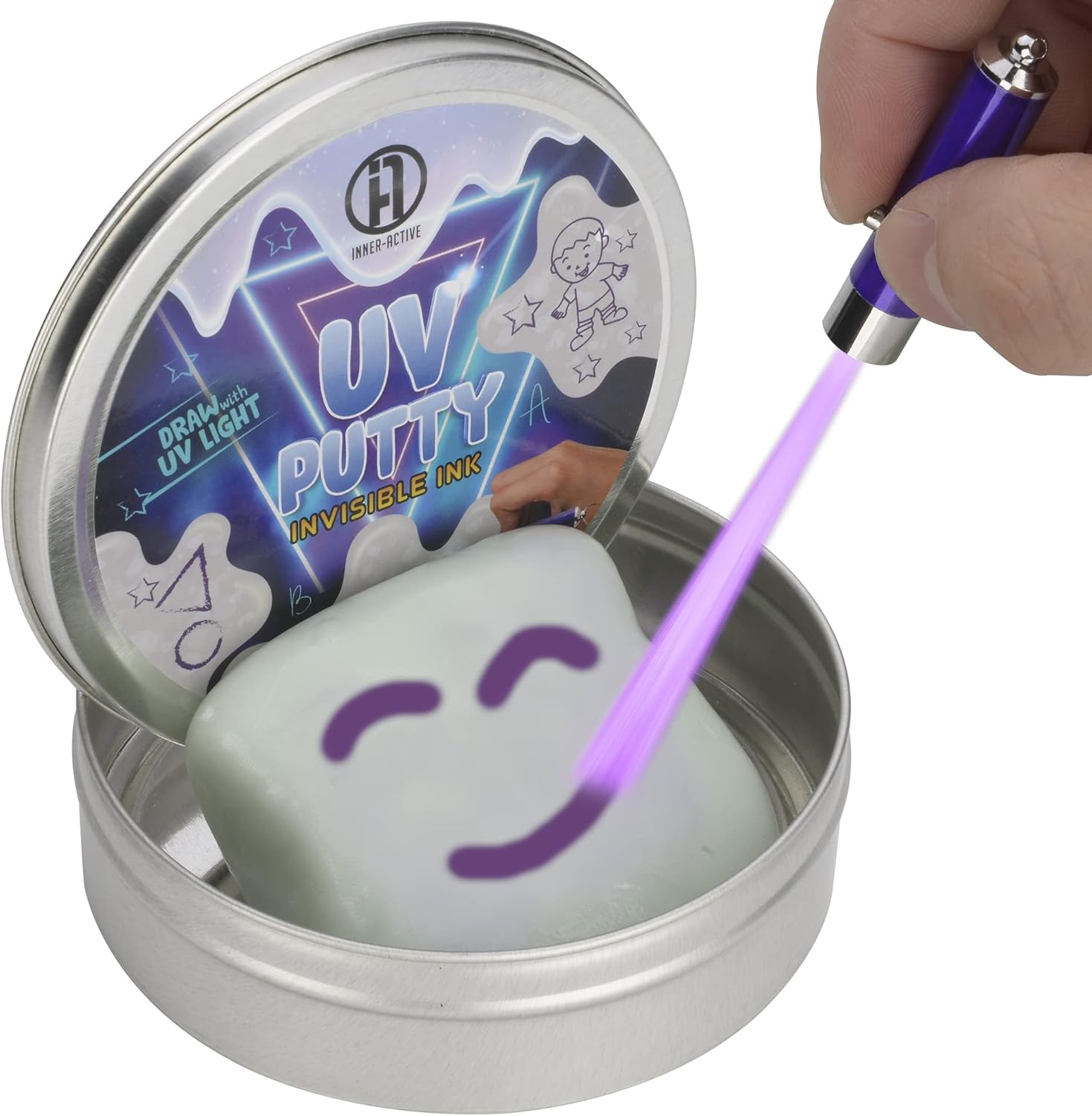 Buy INNER-ACTIVE Play Putty, Therapy Putty for Kids to Play (4oz) UV ...