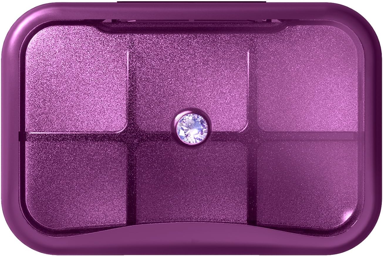 Amazon.com: 6 Compartment Travel Pill Organizer, Small Pill Box for ...