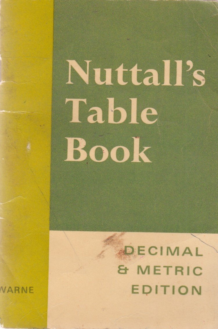 Nuttall's Table Book: Decimal and Metric : Perrin, Helen: Amazon.co.uk ...