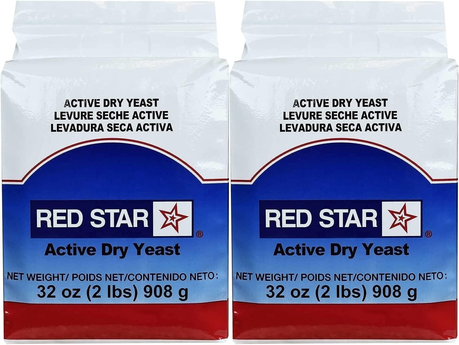 1,82kg Active Dry Yeast. Value Size. 4 Pounds (2 Packs x 0,908gr ...