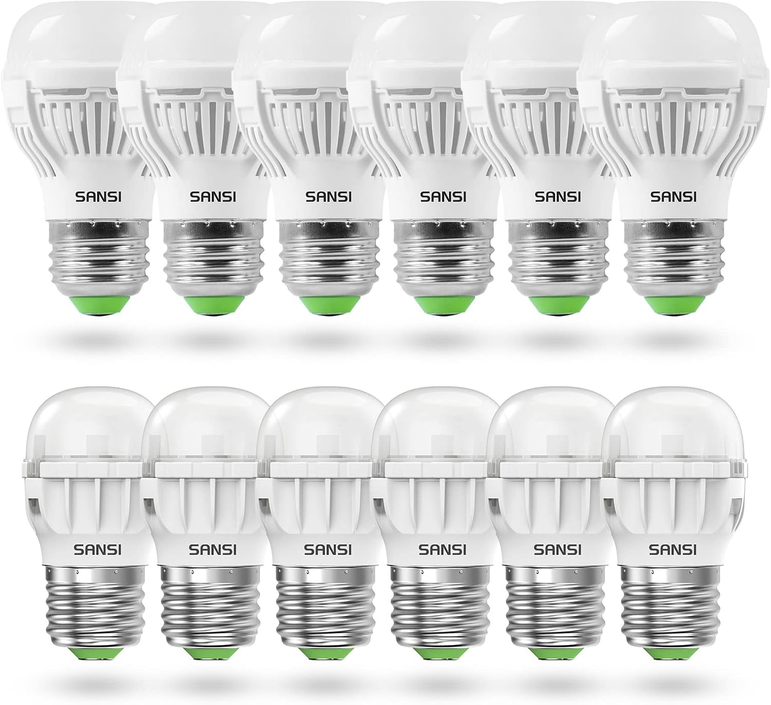 SANSI 60W Equivalent LED Light Bulbs, 5000K Daylight White, 9W 6PACK ...