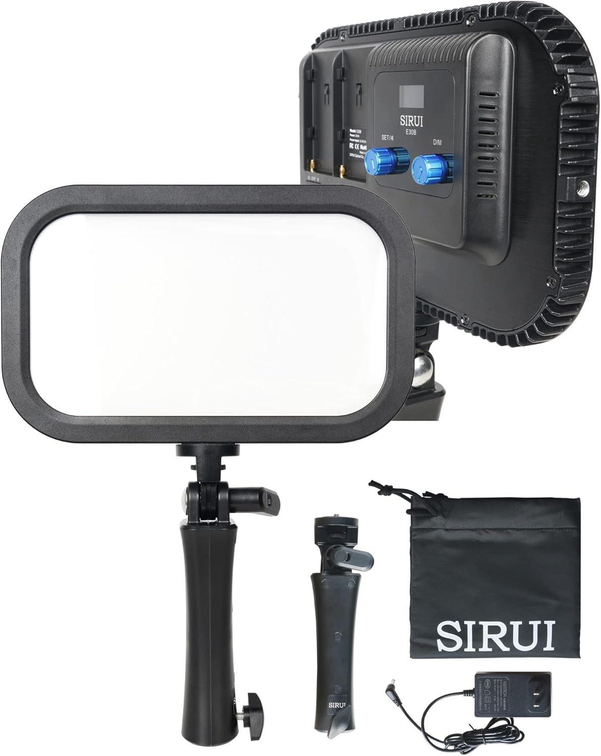 Amazon.com : SIRUI E30B LED Video Light Panel, 0%-100% Dimmable, 2800K ...