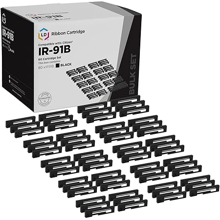 Amazon.com: LD Compatible Printer Ribbon Cartridge Replacement for ...