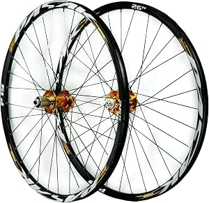Amazon.com : Mountain Bikes Wheelset, 26in/27.5in/29in Mountain Bikes ...