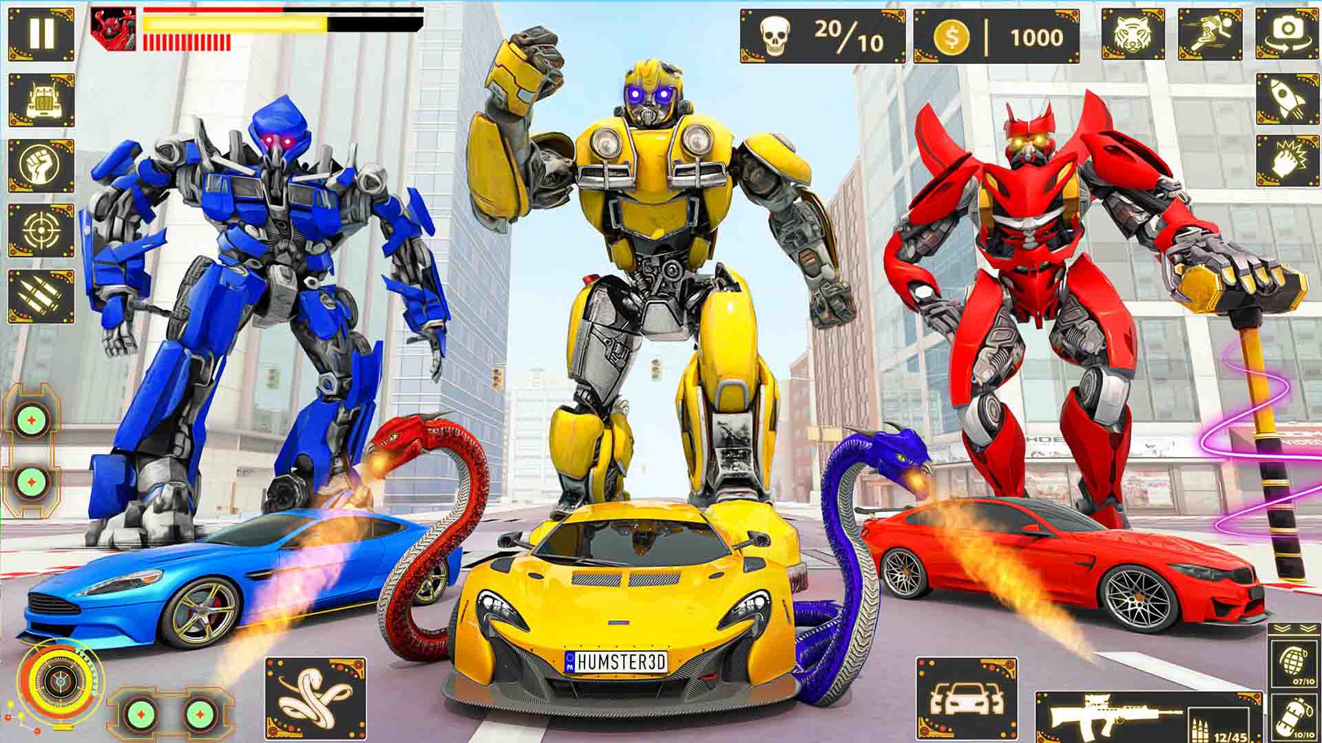 Robot Snake Car Transformation Game - App on the Amazon Appstore
