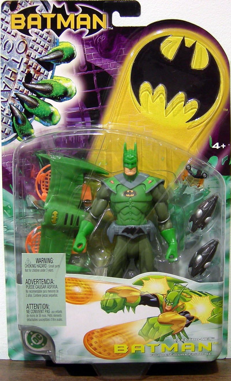 Amazon.com: Mattel Boys Ms M1-0609 Batman 6" Action Figure: Electro-Net ...