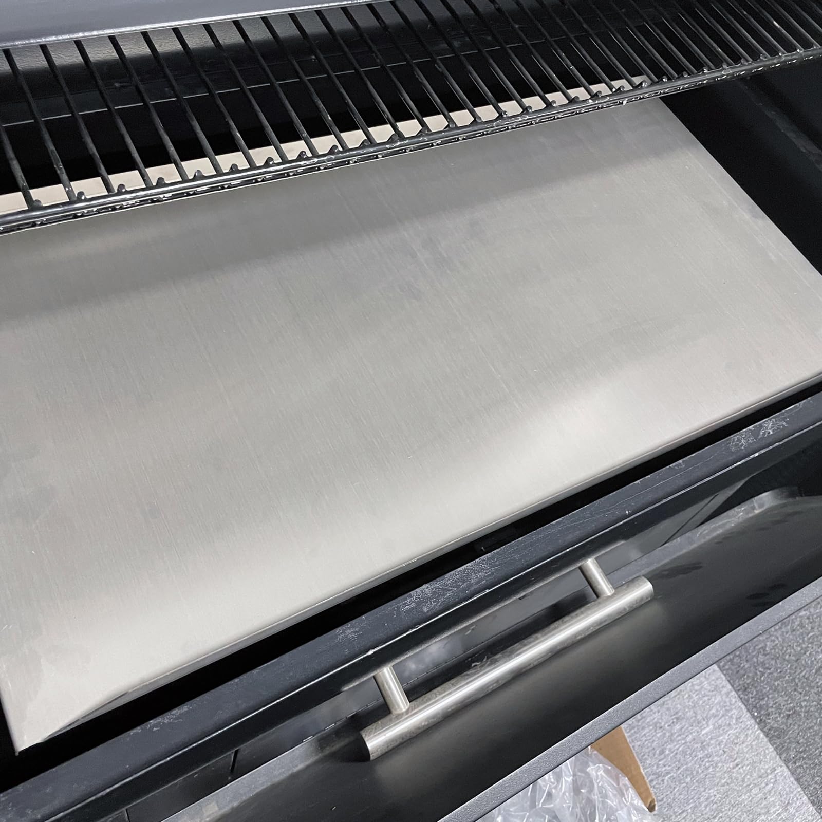 Snapklik.com : BMMXBI Drip Pan Heat Baffle And Grease Drip Tray Liners ...