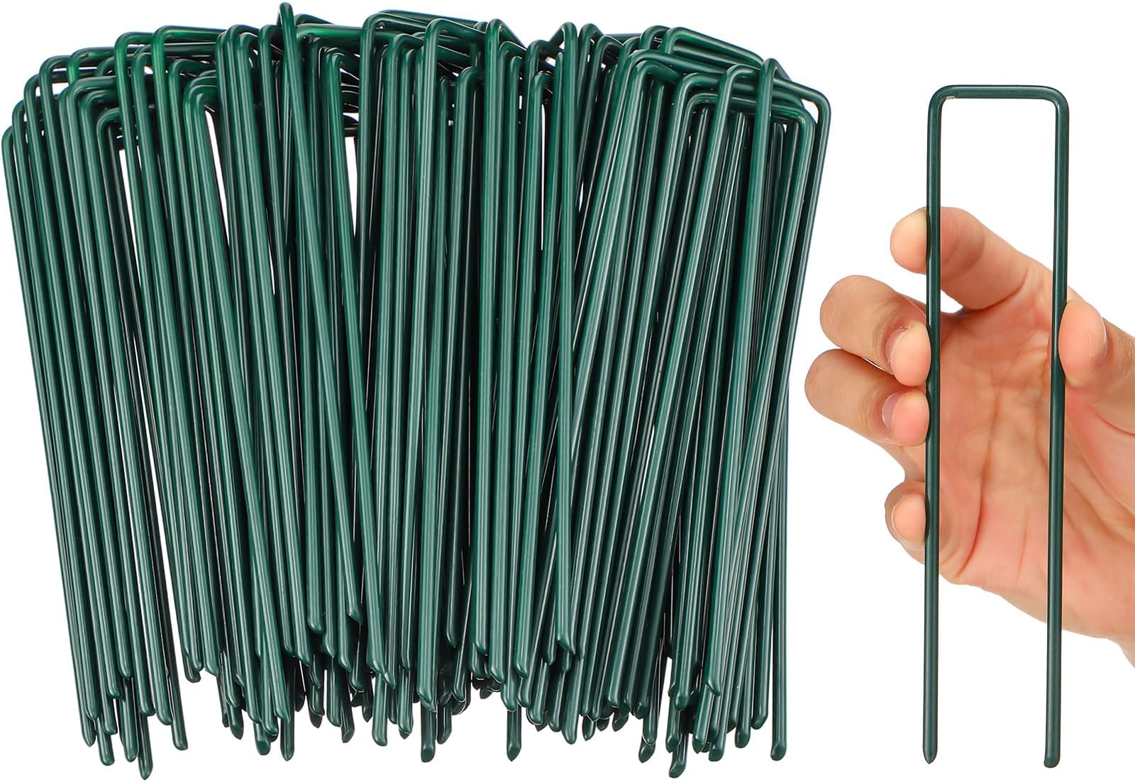 Amazon.com : Garden Pegs Pins Gardening Stakes Landscape Staples Ground ...