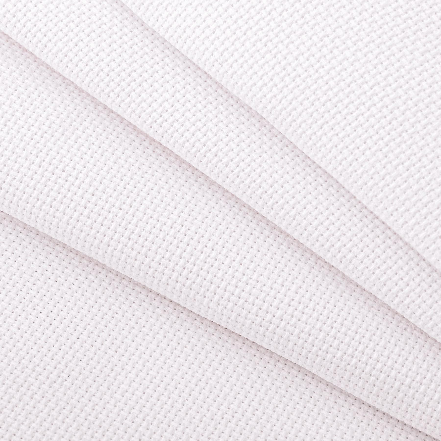 Amazon.com: 60'' Wide Aida Cloth White Fabric By The Yard : Arts ...