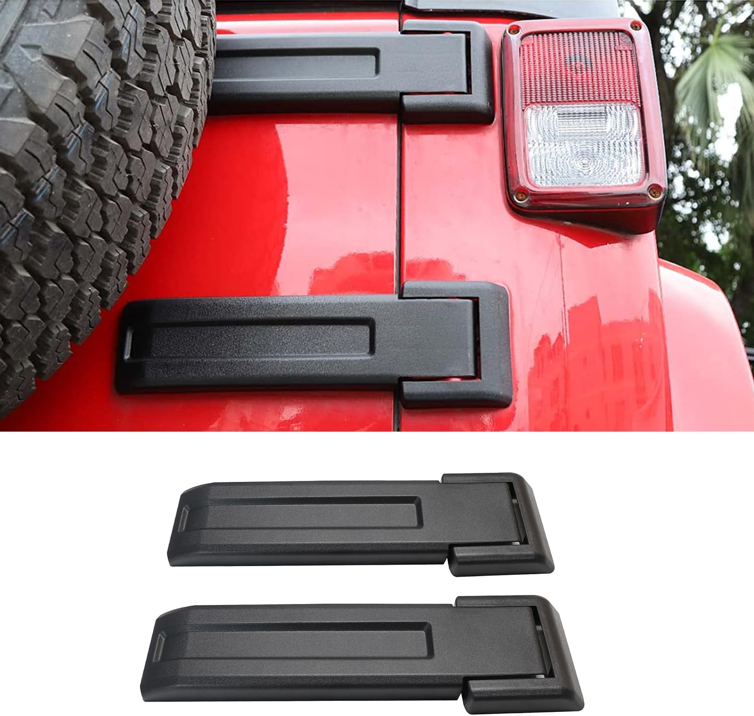 Amazon.com: ETL INDUSTRIES Tailgate Hinge Cover Rear Door Trim Spare ...