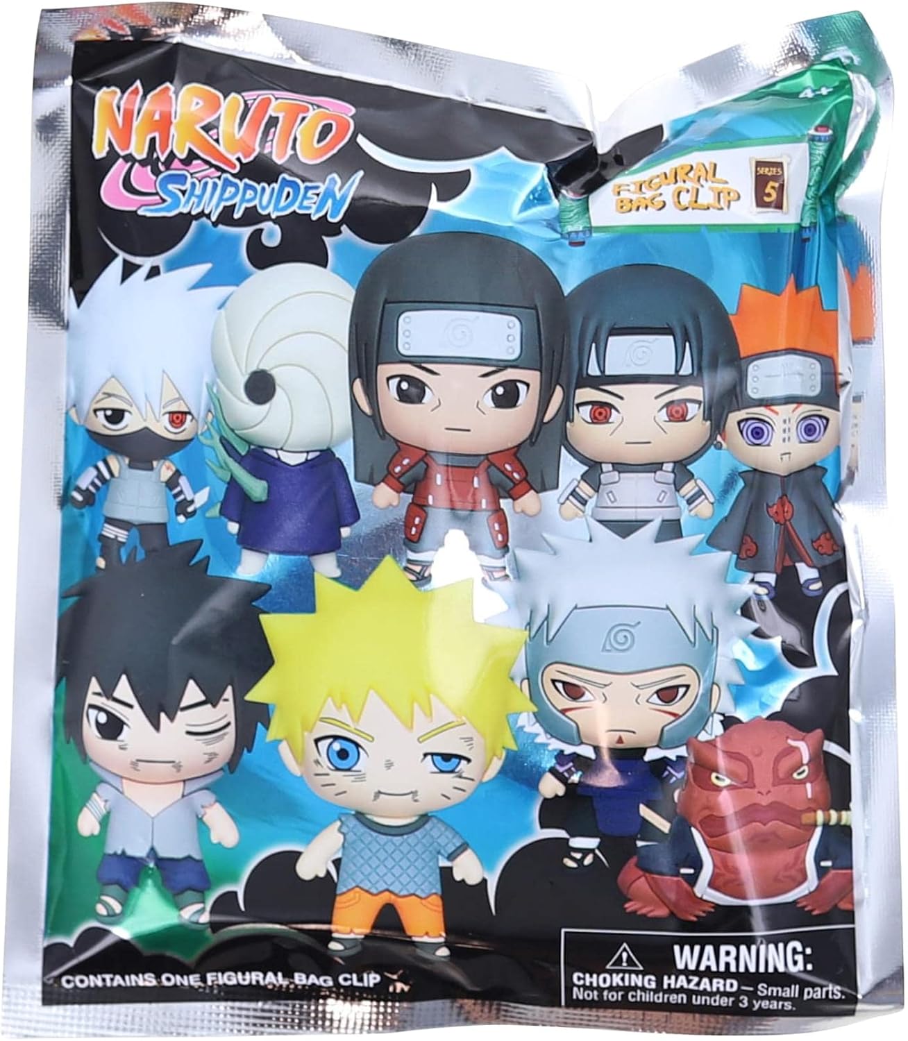 Amazon.com: Naruto Series 5 3D Foam Bag Clip | 1 Random : Clothing ...